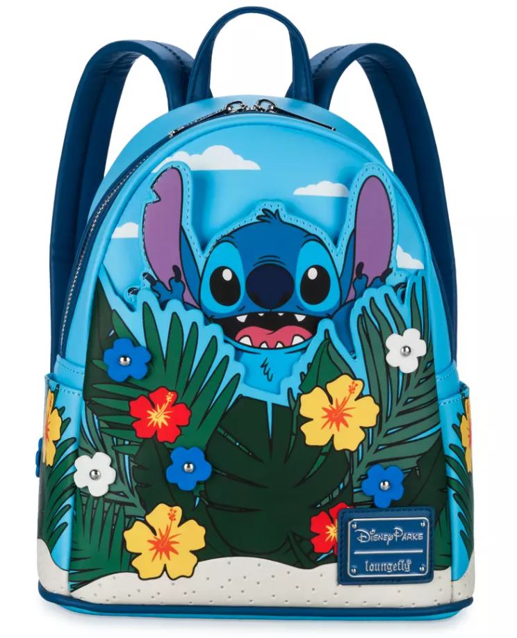 Loungefly Stitch Floral Mini Backpack – DisneyLoungefly.com