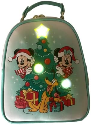 Loungefly Disney Mickey Mouse Sensational Six Christmas Light-Up Mini ...