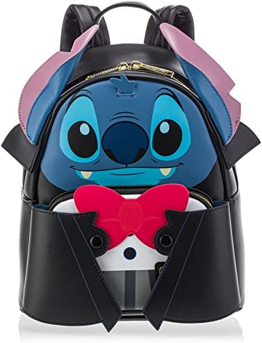 Loungefly Disney Vampire Stitch Bowtie Mini Backpack – DisneyLoungefly.com