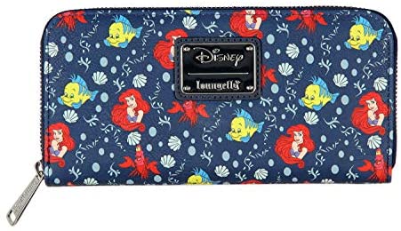 Loungefly x Disney The Little Mermaid Ariel Zip Wallet ...