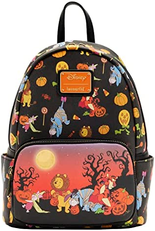 Loungefly Disney Winnie the Pooh Halloween Group Backpack ...