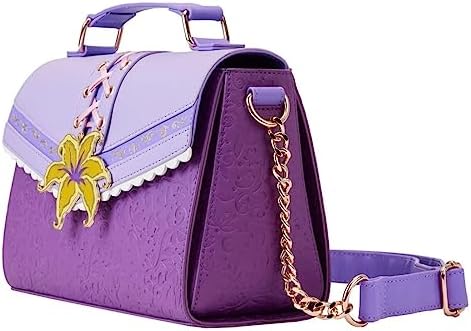 Loungefly Disney Tangled Rapunzel Magic Flower Crossbody Bag Purse ...