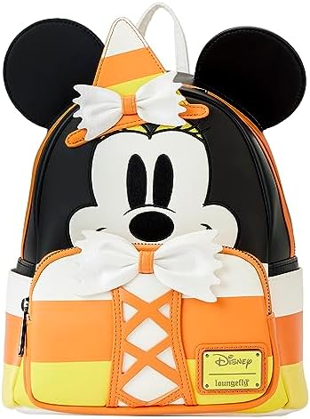 Loungefly Disney Minnie Mouse Candy Corn Mini Backpack Shoulder Bag ...