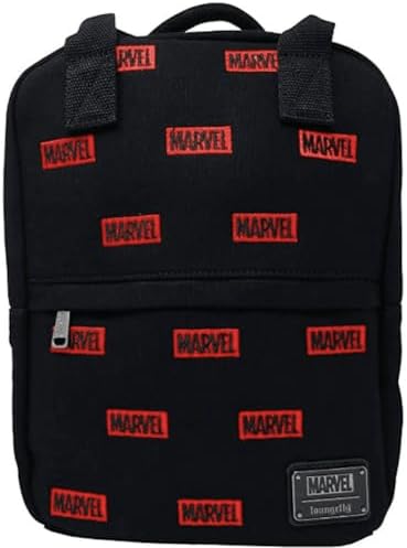 Loungefly Disney Marvel Logo Embroidered Canvas Backpack ...