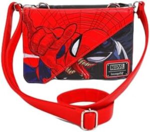 Loungefly Marvel Spider-Man Venom Split Crossbody Bag – BoxLunch ...