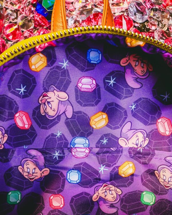 Loungefly Snow White: Diamond Dopey Mini-Backpack, Amazon Exclusive ...