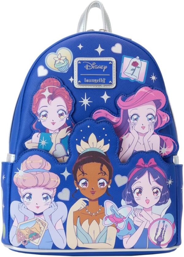 Loungefly Disney Princess Manga Style Mini Backpack – DisneyLoungefly.com
