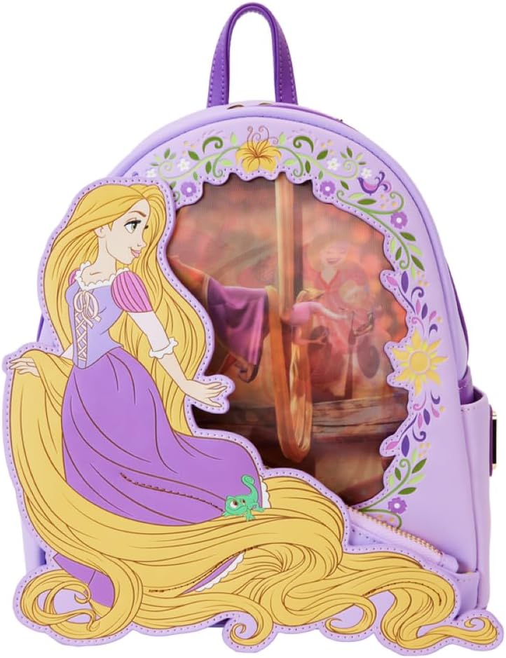 Loungefly Disney Tangled Rapunzel Lenticular Mini Backpack ...