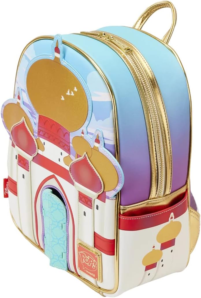 Loungefly Disney: Aladdin – Jasmine’s Palace Mini Backpack, Multicolor ...