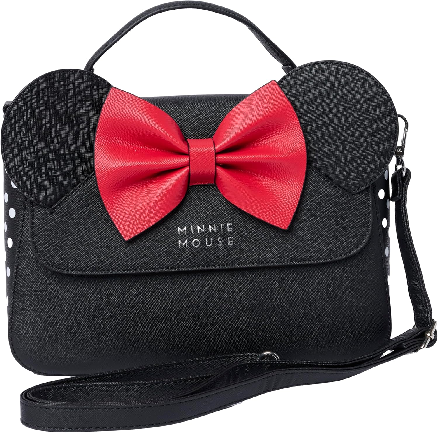 Loungefly Disney Minnie Mouse Crossbody Bag with Ears and Bow – DisneyLoungefly.com