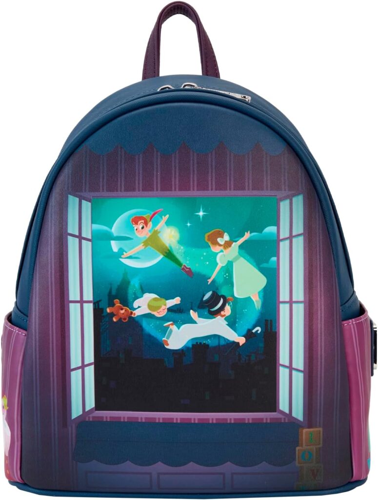 Loungefly Disney Peter Pan Scene Mini Backpack – DisneyLoungefly.com
