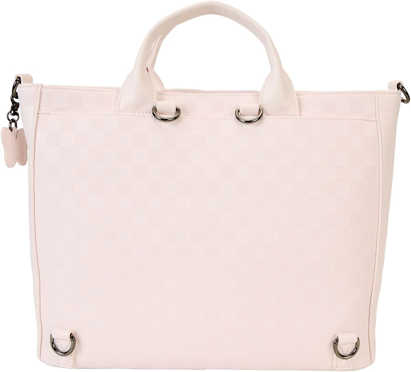 Loungefly Minnie Mouse Checkered Texture Convertible Backpack & Tote ...