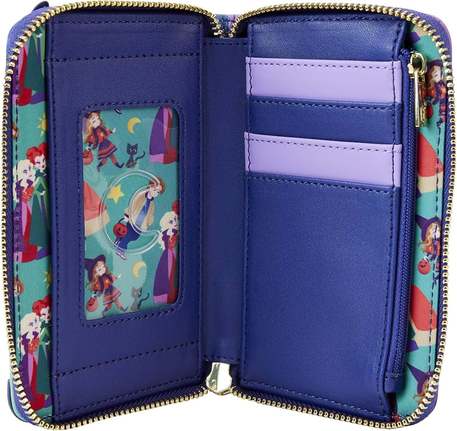 Loungefly Disney Hocus Pocus Sanderson Sisters House Zip Around Wallet ...