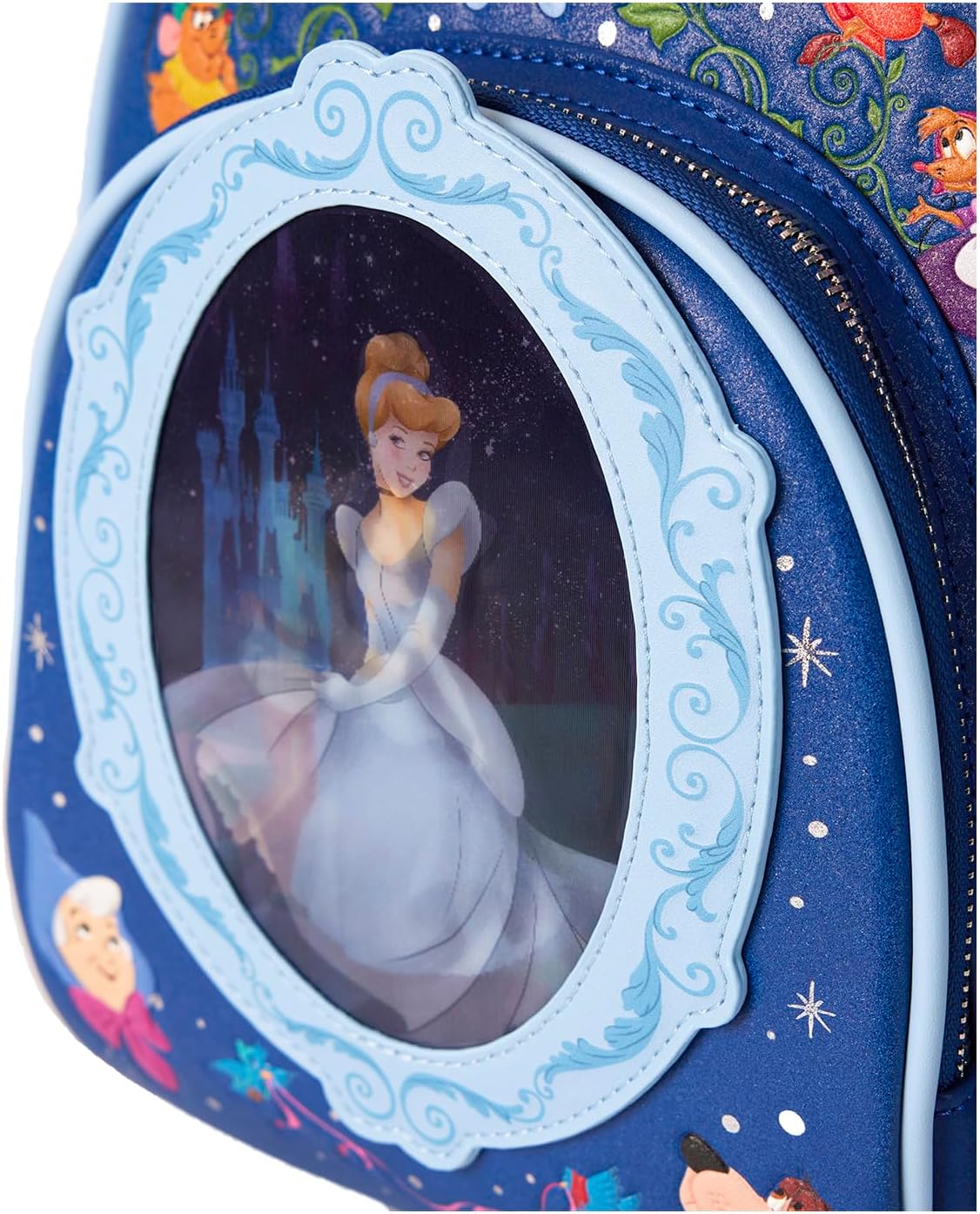 Loungefly Disney Cinderella 75th Anniversary Lenticular Mini Backpack ...
