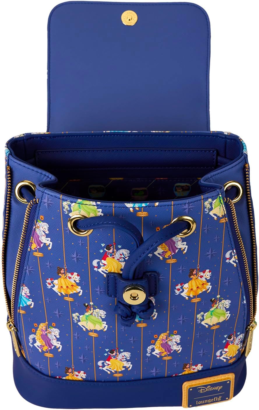 Loungefly Disney Princess Carousel Mini Backpack – DisneyLoungefly.com