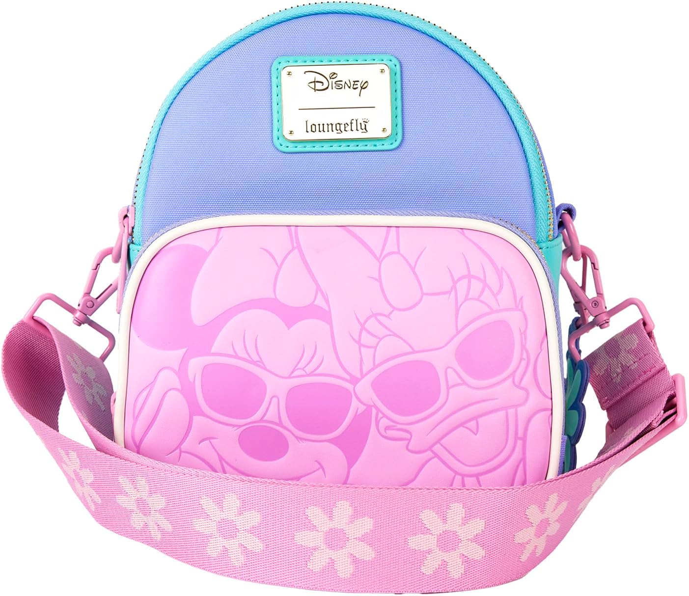 Loungefly Disney Daisy Duck & Minnie Mouse Mini Convertible Backpack ...