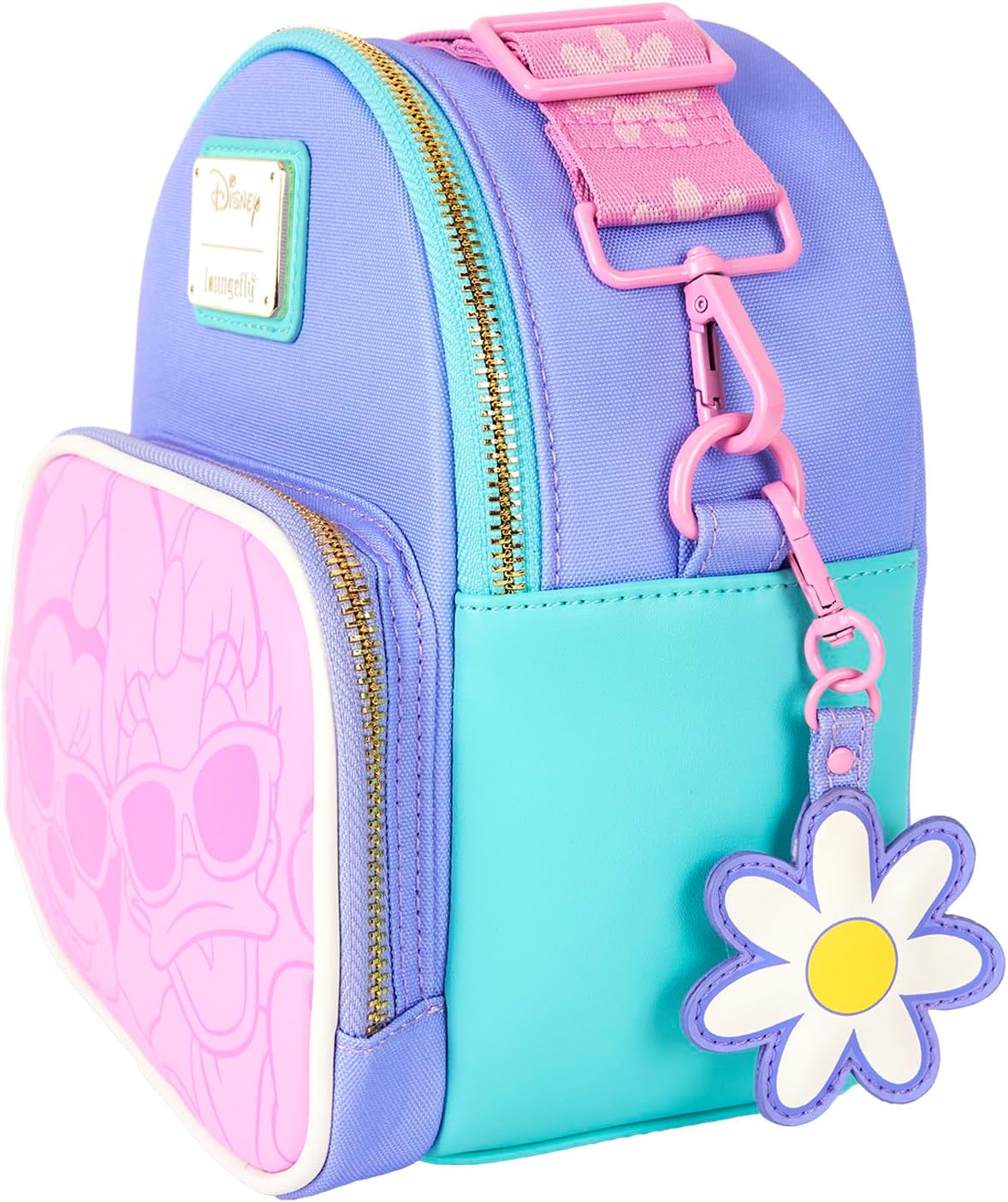 Loungefly Disney Daisy Duck & Minnie Mouse Mini Convertible Backpack ...