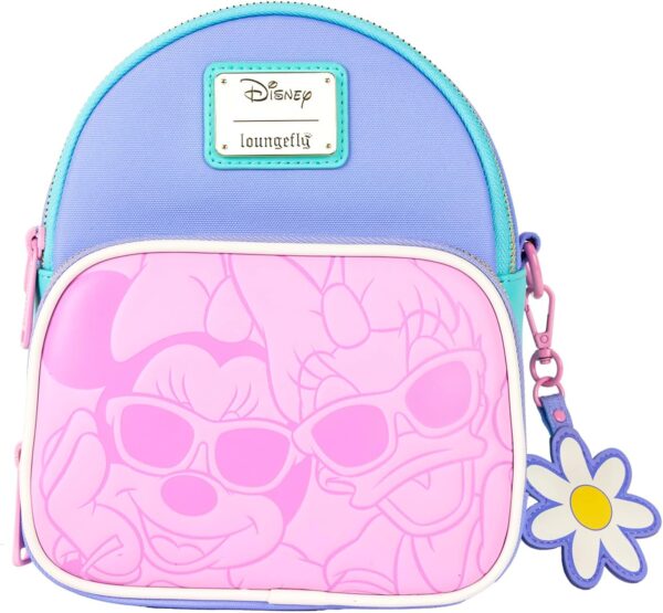Loungefly Disney Daisy Duck & Minnie Mouse Mini Convertible Backpack ...