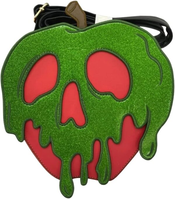 Loungefly Disney Snow White Evil Queen Poison Apple Crossbody Bag ...