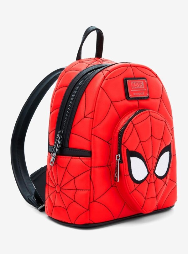 Loungefly Marvel Spider-Man Quilted Mask Mini Backpack – BoxLunch ...