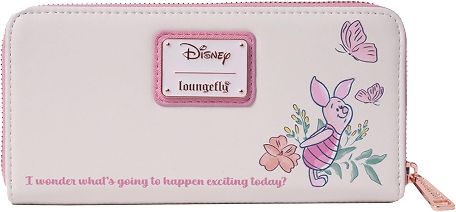 Loungefly Disney Piglet Wallet Zip Around Clutch (Pink, Piglet ...