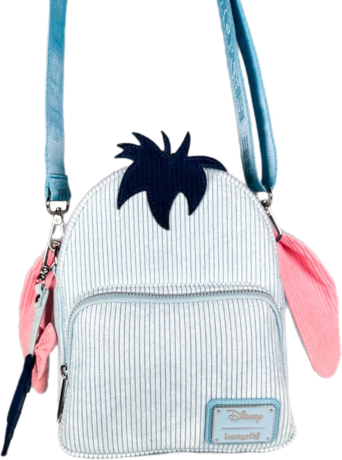 Loungefly Eeyore Corduroy Convertible Crossbody Mini Backpack ...