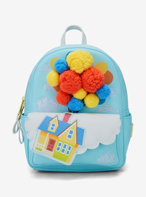 Loungefly Disney Pixar Up Floating House Pom Pom Mini Backpack ...