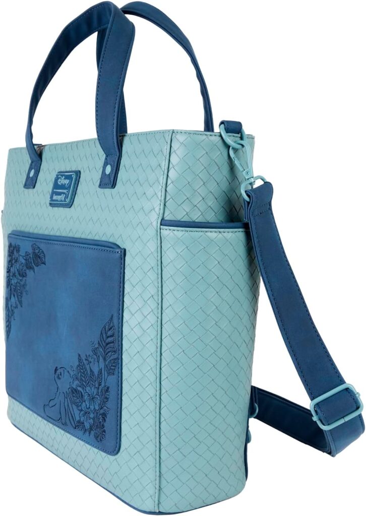 Loungefly Disney Stitch Embroidered Convertible Tote Bag ...