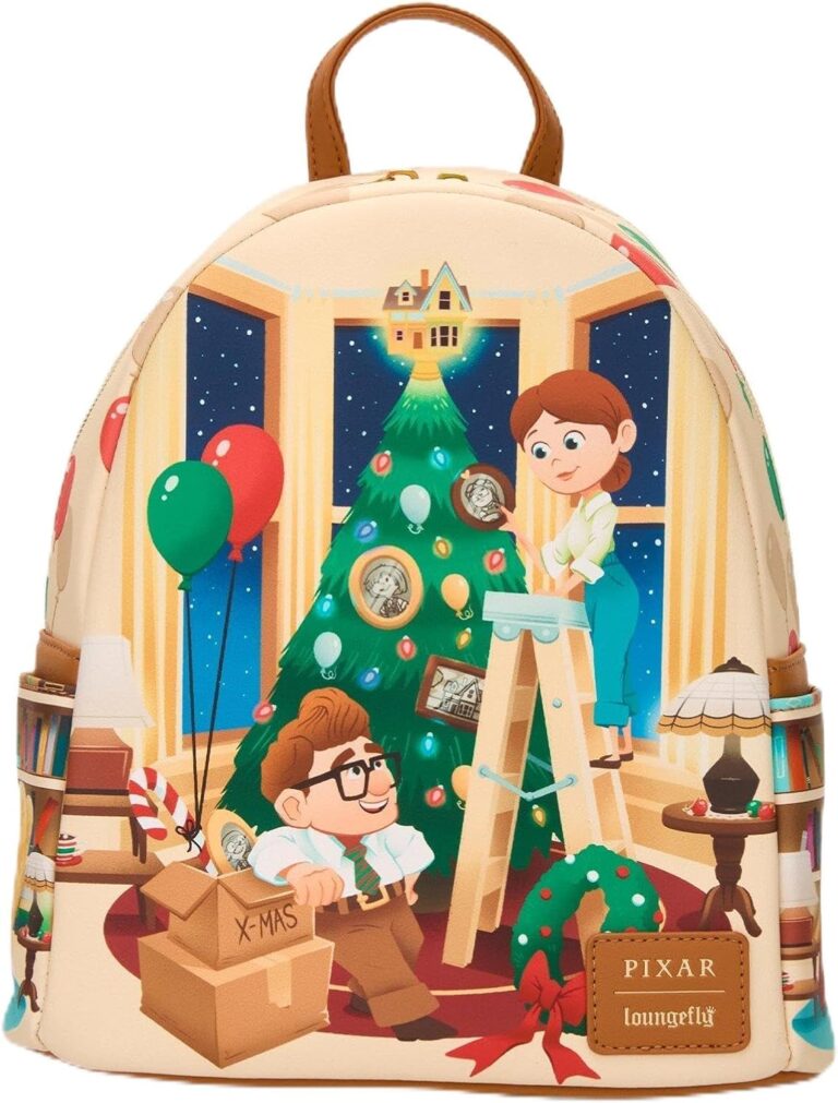Loungefly Disney Pixar Up Carl & Ellie Christmas Tree Mini Backpack ...