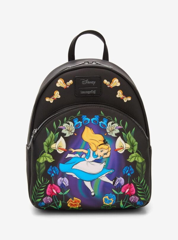 Loungefly Disney Alice In Wonderland Garden Fall Mini Backpack BLACK ...